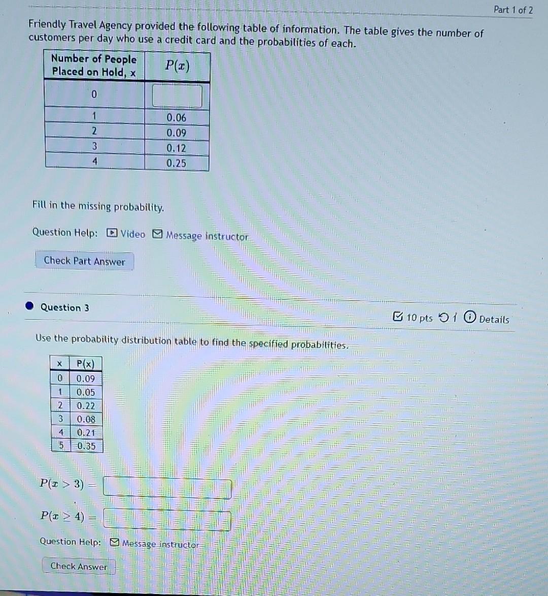 Solved Friendly Travel Agency provided the following table | Chegg.com
