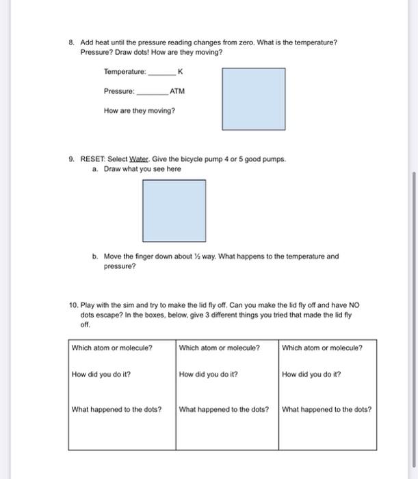 Phases of Matter - PhET In this activity, you will | Chegg.com