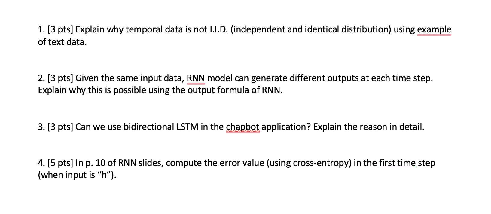 Solved [3 ﻿pts] ﻿Explain why temporal data is not | Chegg.com