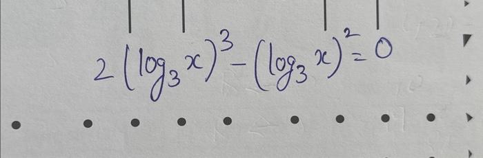 Solved 2(log3x)3−(log3x)2=0 Let log2x=t | Chegg.com Solved 2(log3x)3−(log3x)2=0 Let log2x=t | Chegg.com