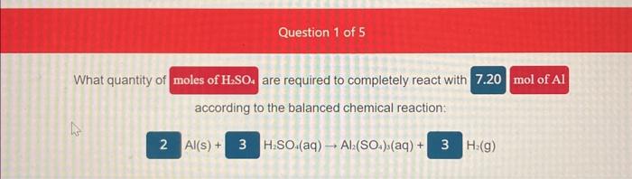 Solved What quantity of are required to completely react | Chegg.com