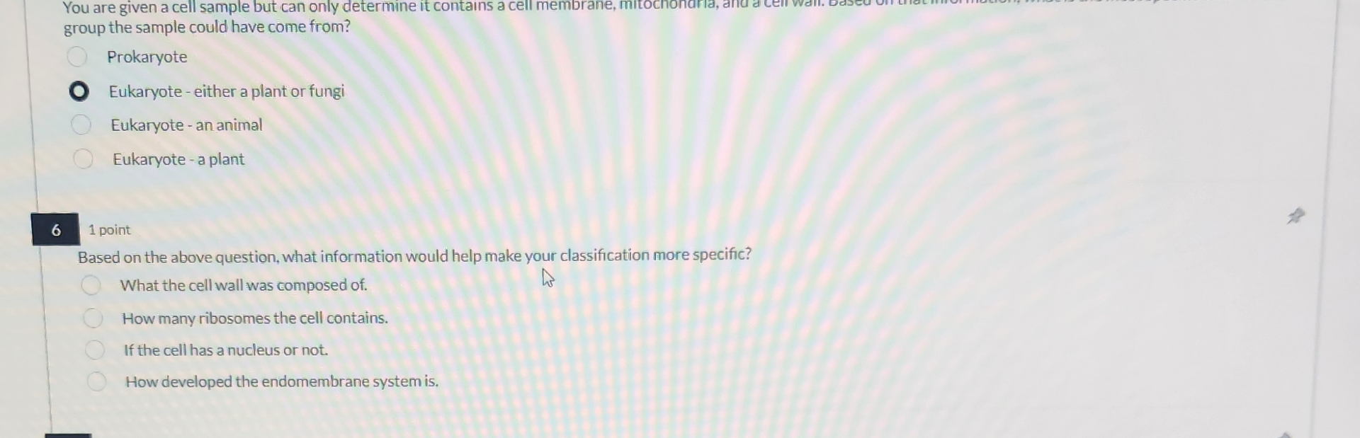 Solved You are given a cell sample but can only determine it | Chegg.com