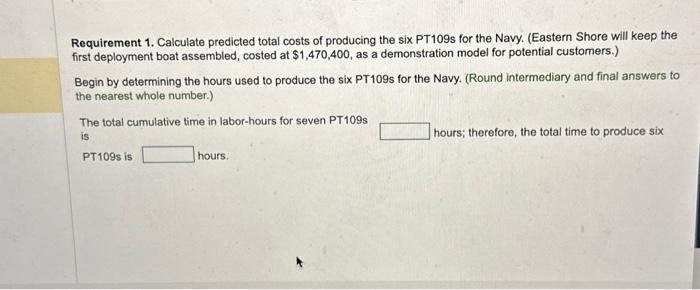 Solved Data tableRequirements 1. Calculate predicted total | Chegg.com
