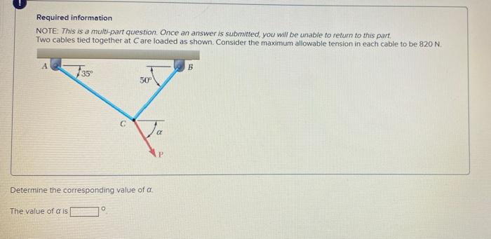 Solved Required information NOTE: This is a multi-part | Chegg.com