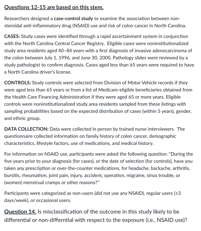 Solved Questions 12-15 ﻿are based on this stem.Researchers | Chegg.com