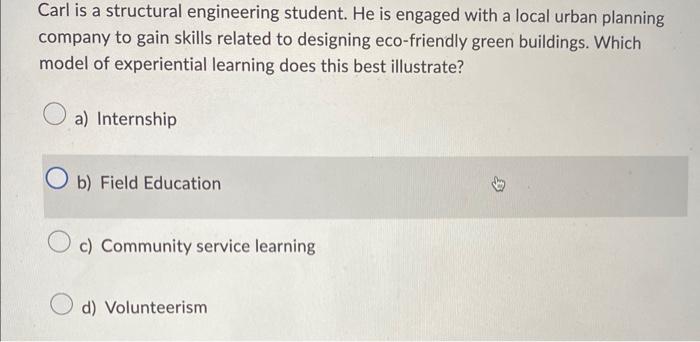 Carl is a structural engineering student. He is | Chegg.com