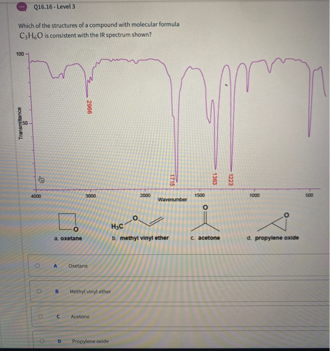 Solved Q17.8 - Level 2 Do you expect the methyl or methylene | Chegg.com