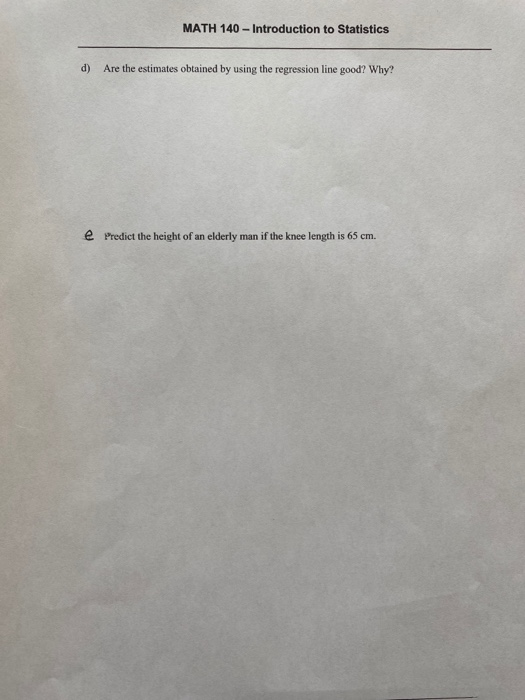 Solved FH 140 - Introduction to Statistics Because eiceriv | Chegg.com