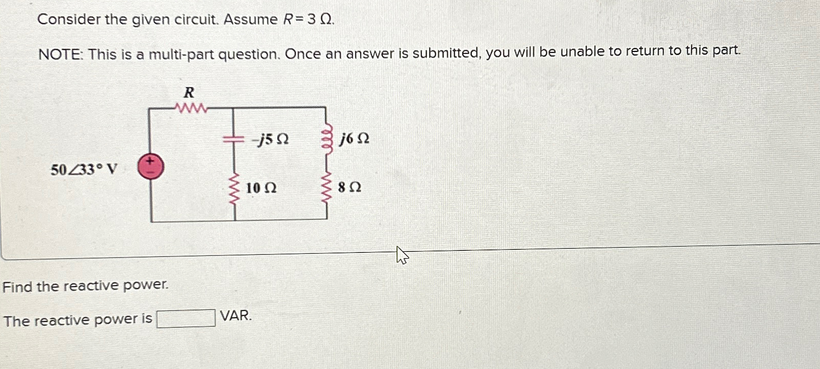 Solved Consider the given circuit. Assume R=3Ω.NOTE: This is | Chegg.com Solved Consider the given circuit. Assume R=3Ω.NOTE: This is | Chegg.com