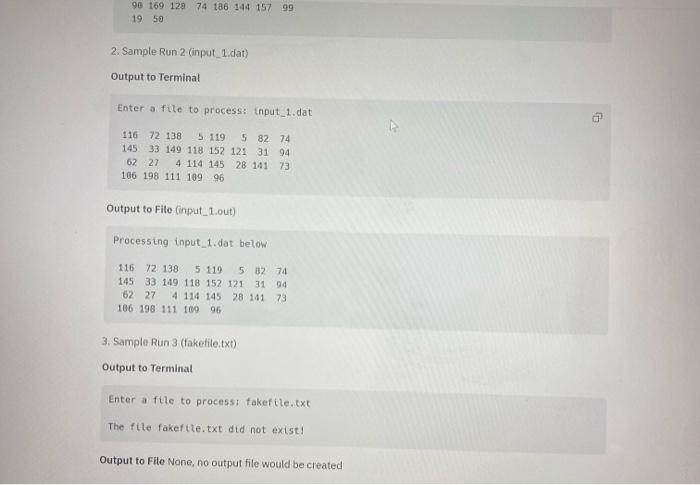 Solved Objectives - Practice working with files and ending a | Chegg.com