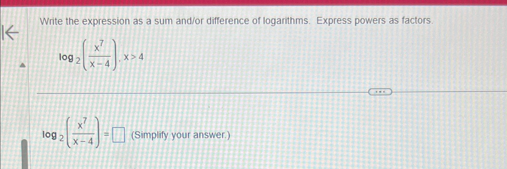 Solved Write the expression as a sum and/or difference of | Chegg.com
