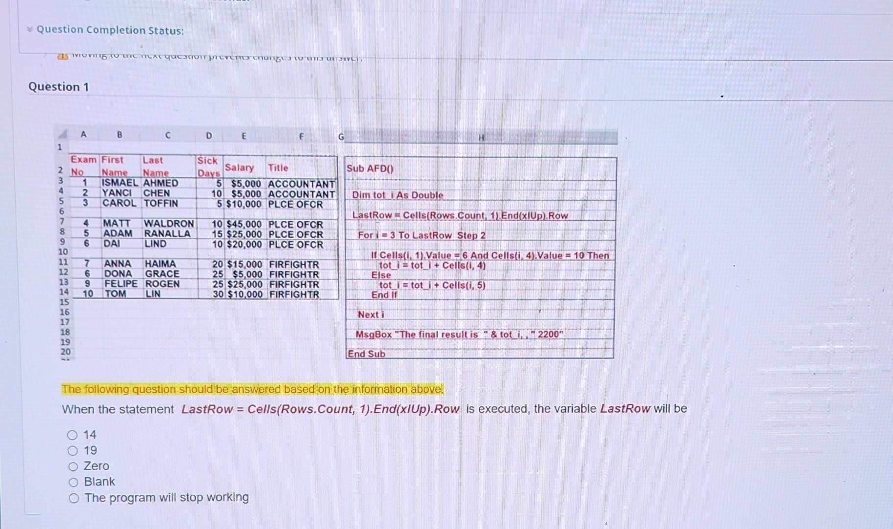 Solved Question 1 The following question should be answered | Chegg.com