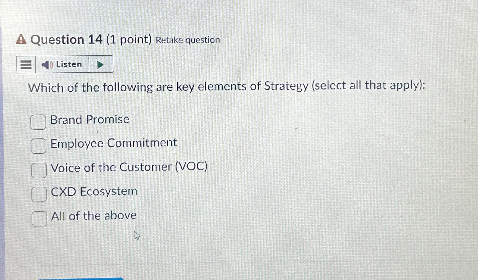 Solved Question 14 (1 ﻿point) ﻿Retake questionWhich of the | Chegg.com