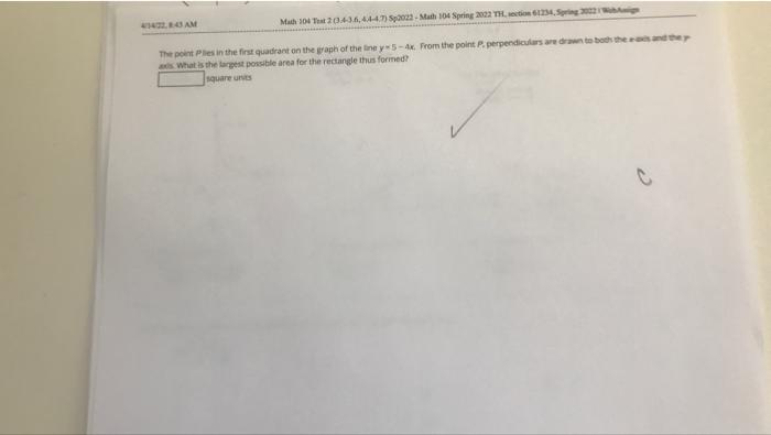 Solved HAM Math 100 T204-36,444) 52022 - Math 104 Spring | Chegg.com