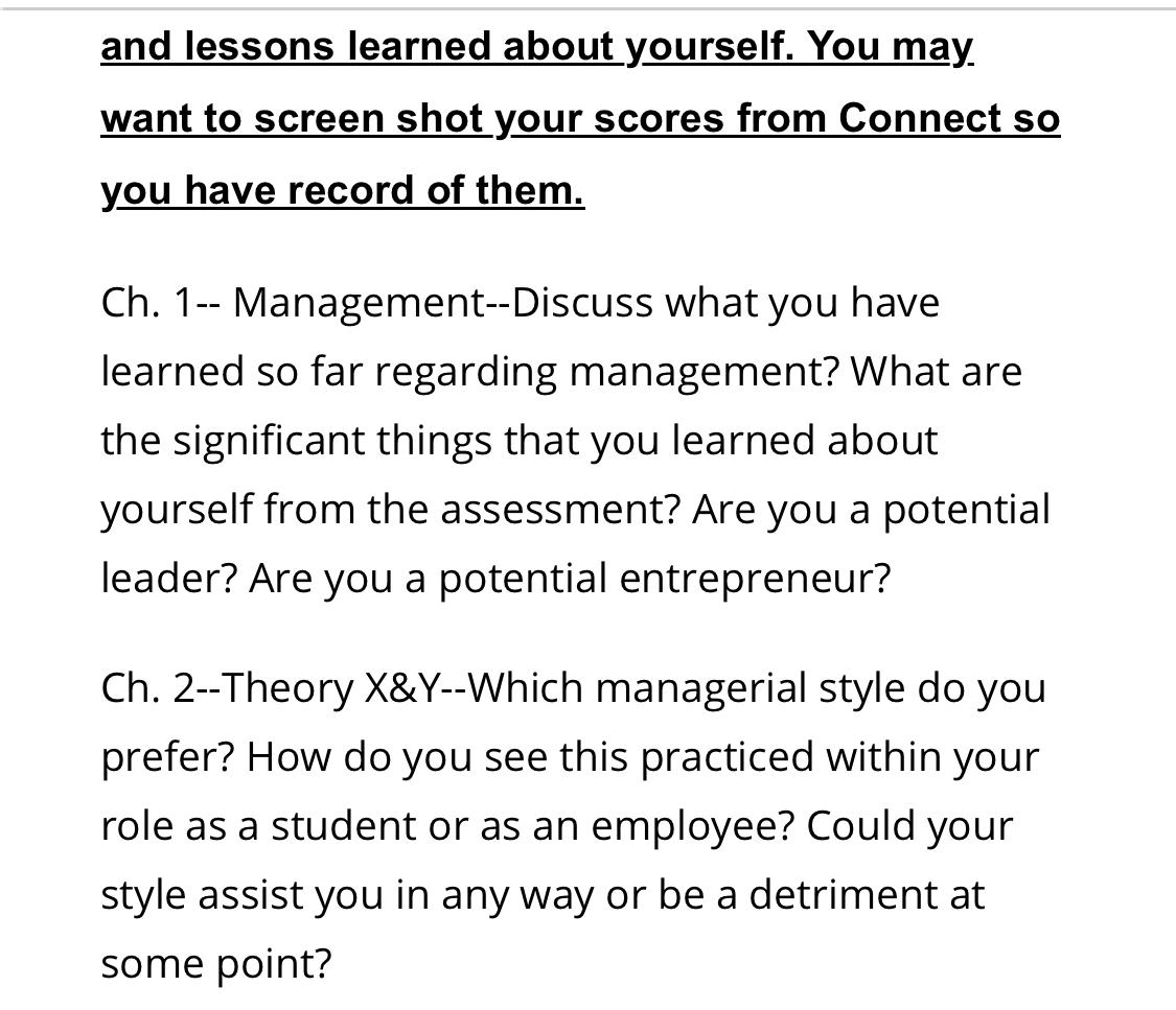 Solved and lessons learned about yourself. You may. want to | Chegg.com