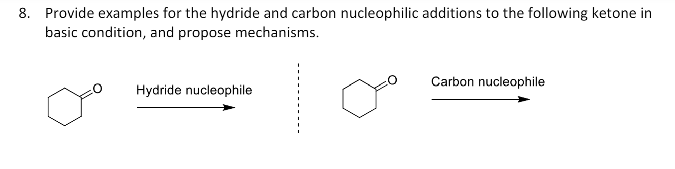 Solved Provide examples for the hydride and carbon | Chegg.com