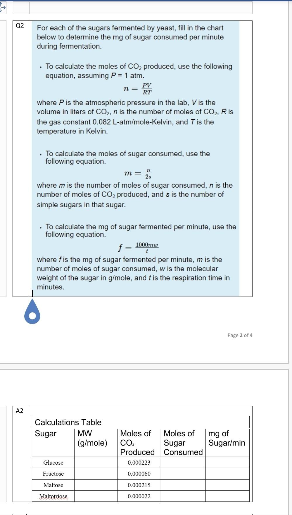 Solved = Exercise 8. Respiration/Fermentation Short-Answer | Chegg.com