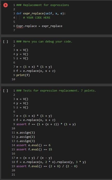 Solved class Expr(object): ***Abstract class representing | Chegg.com