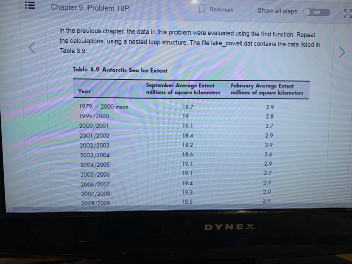 Solved III Chapter 9. Problem 18P Bookmark Show all steps: | Chegg.com