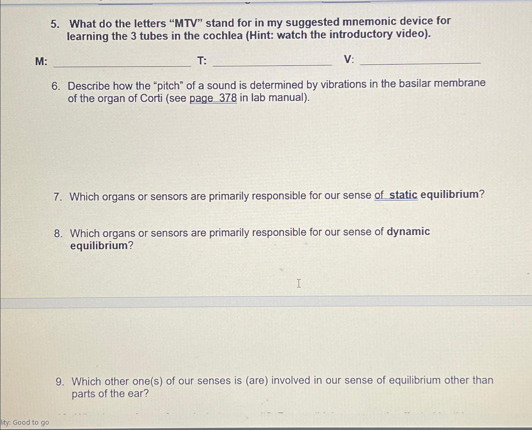 Solved What do the letters "MTV" ﻿stand for in my suggested | Chegg.com