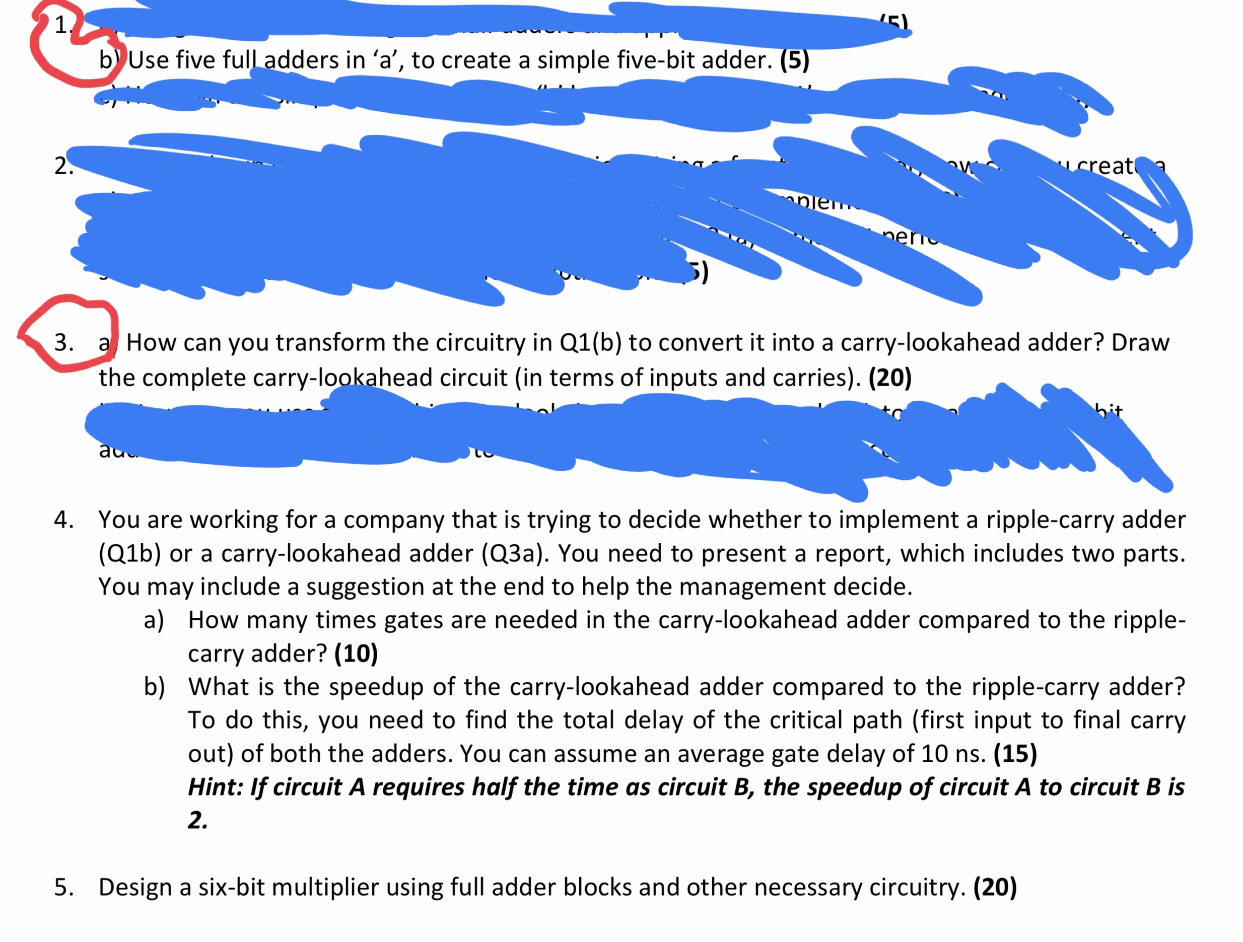 Solved (ANSWER QUESTION 4 ﻿AND 5 ﻿ONLY)4. ﻿You are working | Chegg.com