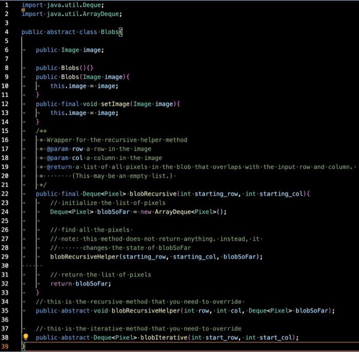 Solved please solve in java. write a recurisve method and an | Chegg.com