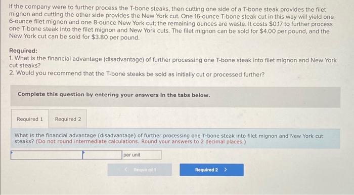 Solved (Prepared from a situation suggested by Professor | Chegg.com