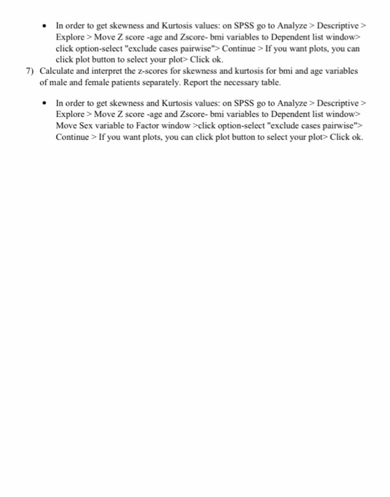 NURSE 7211 SPSS Assignment 2 The SPSS file contains | Chegg.com