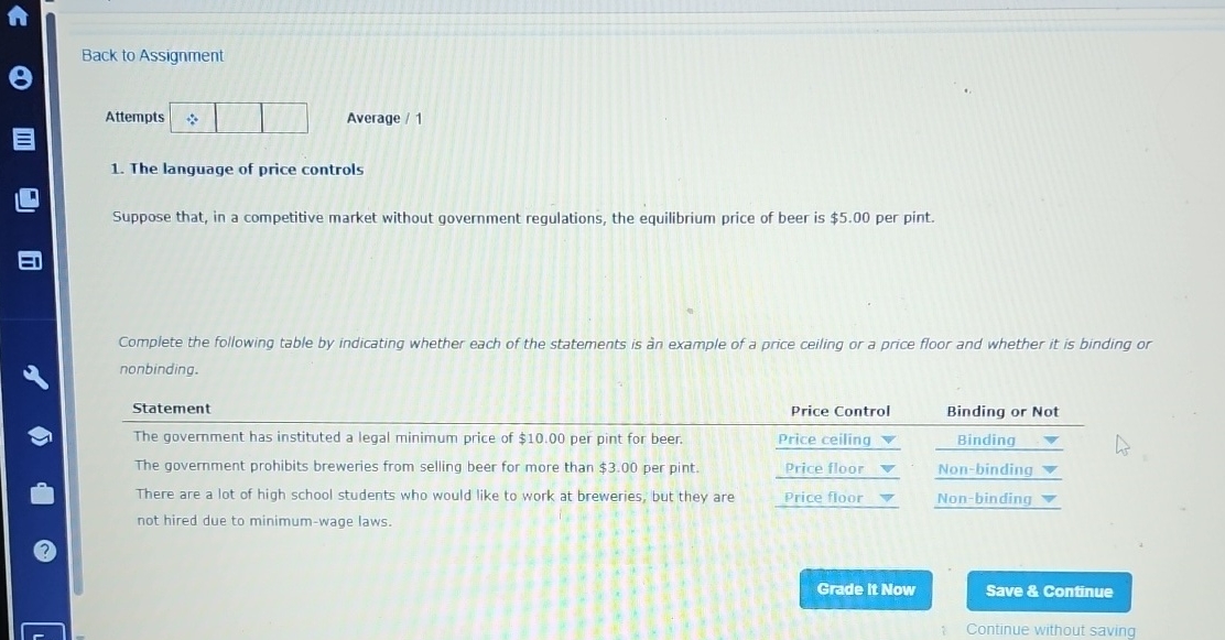 Solved Back to AssignmentAttempts Average / 1The language of | Chegg.com