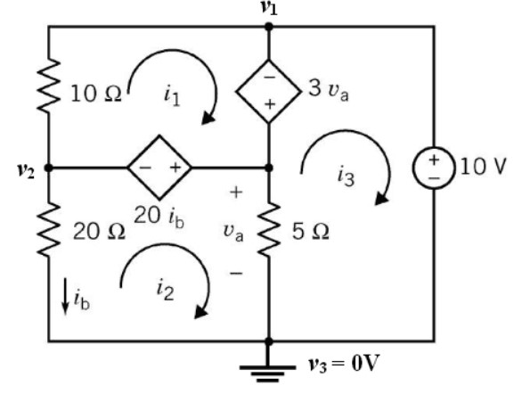 Solved Use the node-analysis method to find the voltages and | Chegg.com