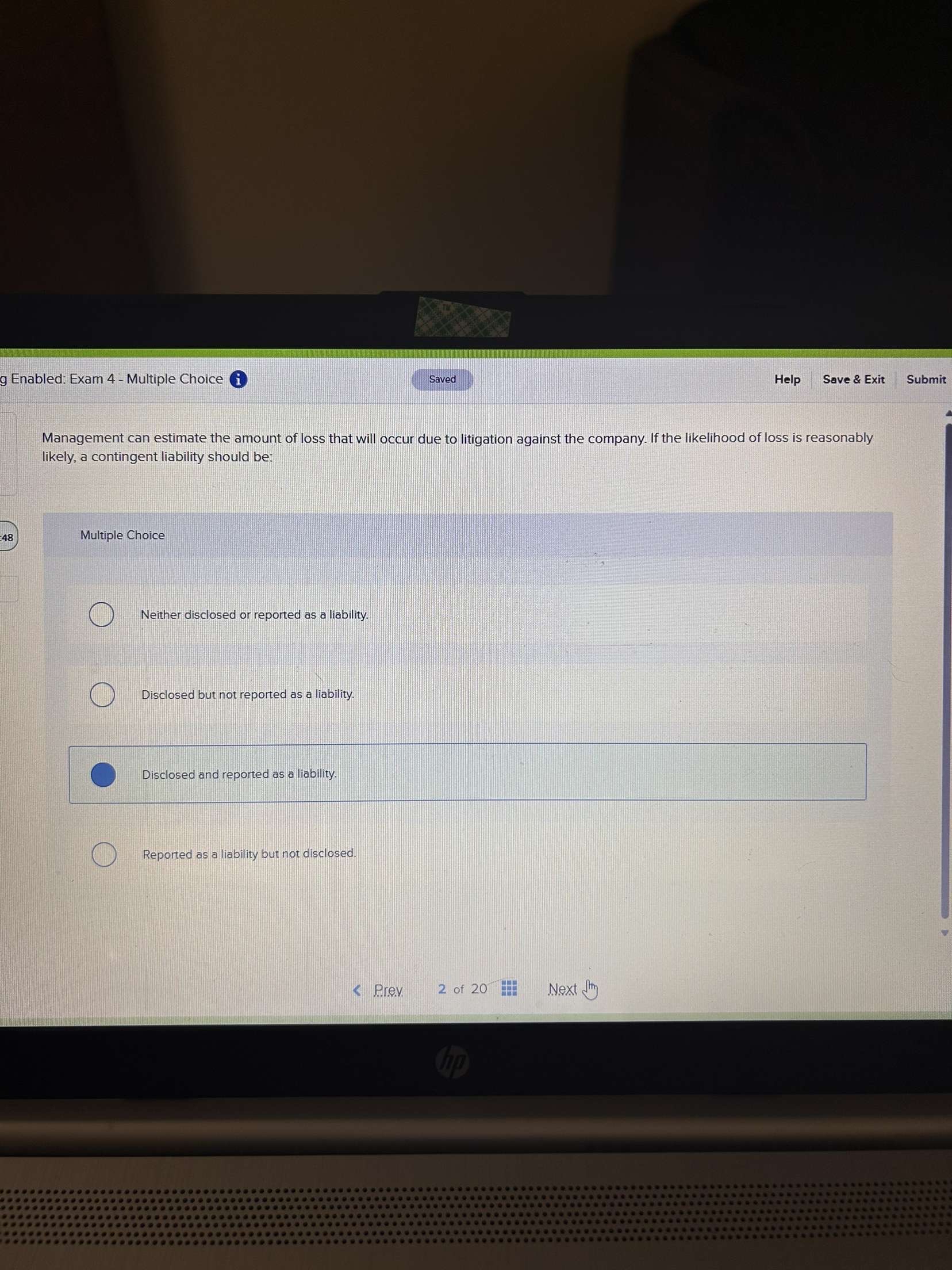 Solved g Enabled: Exam 4 - Multiple Choice (i)SavedHelpSave | Chegg.com Solved g Enabled: Exam 4 - Multiple Choice (i)SavedHelpSave | Chegg.com