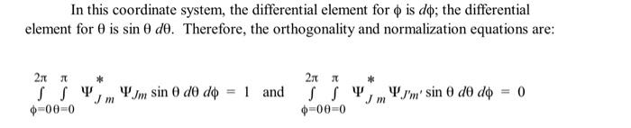 Solved In this coordinate system, the differential element | Chegg.com