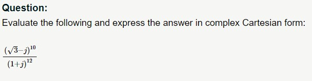 Solved solve this Question:Evaluate the following and | Chegg.com