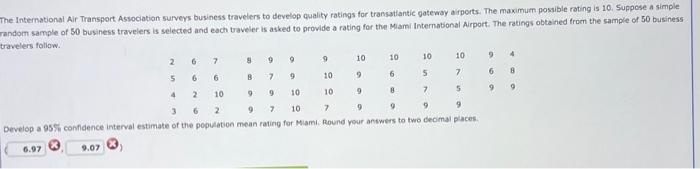 Solved A simple random sample of 20 items resulted in a | Chegg.com