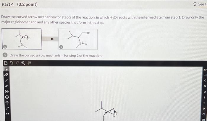 Solved Draw the curved arrow mechanism for the first step of | Chegg.com