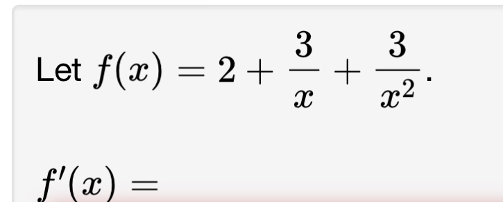 Solved Let F X 2 3x 3x2 F X