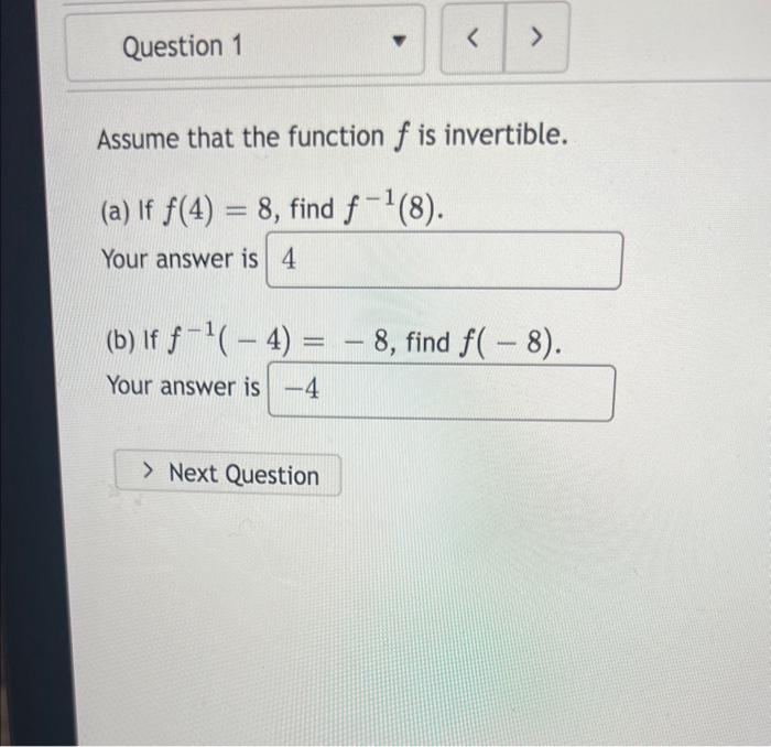 Solved Assume that the function f is invertible. (a) If | Chegg.com