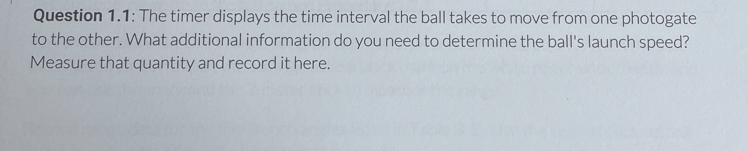 Question 1.1: The timer displays the time interval | Chegg.com