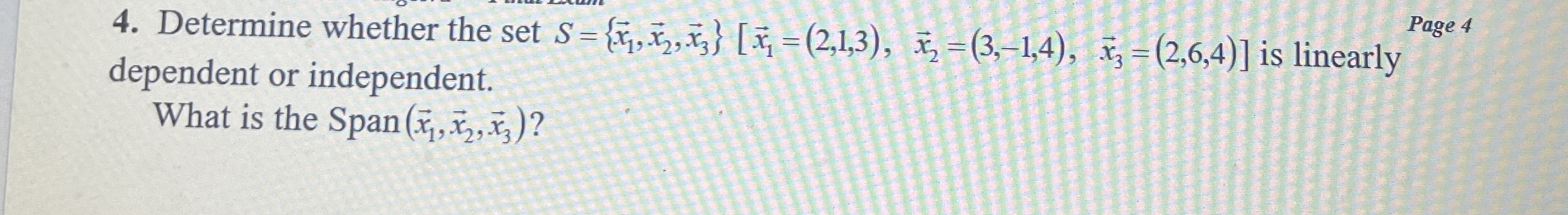 Solved Determine whether the set | Chegg.com