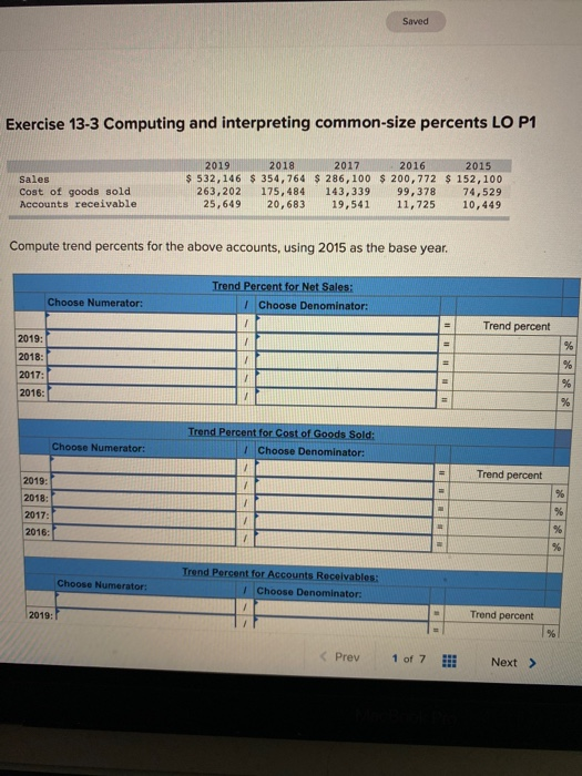 Solved Saved Exercise 13-3 Computing and interpreting | Chegg.com
