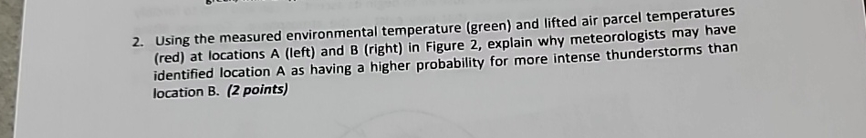 Solved Using the measured environmental temperature (green) | Chegg.com