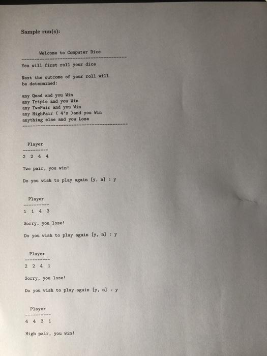 Solved CS 250 Program 06 Mnin tople User validated input if | Chegg.com