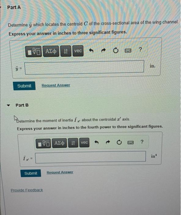 Solved Consider the wing channel in (Figure 1) with h=4 in. | Chegg.com
