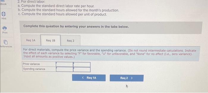 Solved Problem 10-11 (Algo) Direct Materials and Direct | Chegg.com