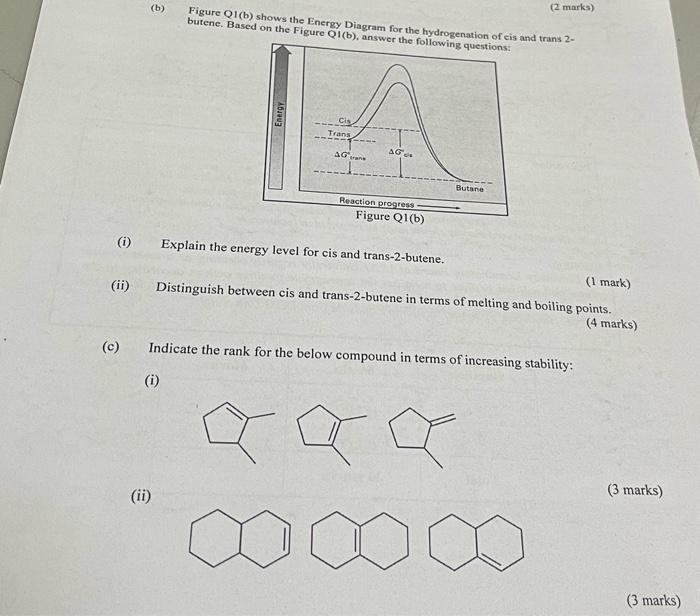 Solved (b) Figure Q1 (b) shows the Energy Diagram for the | Chegg.com