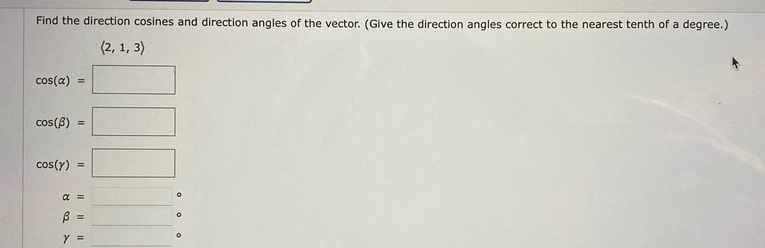 Solved Find the direction cosines and direction angles of | Chegg.com