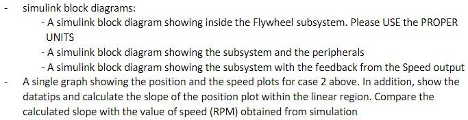 Solved In this exercise a simplified model of a Flywheel | Chegg.com