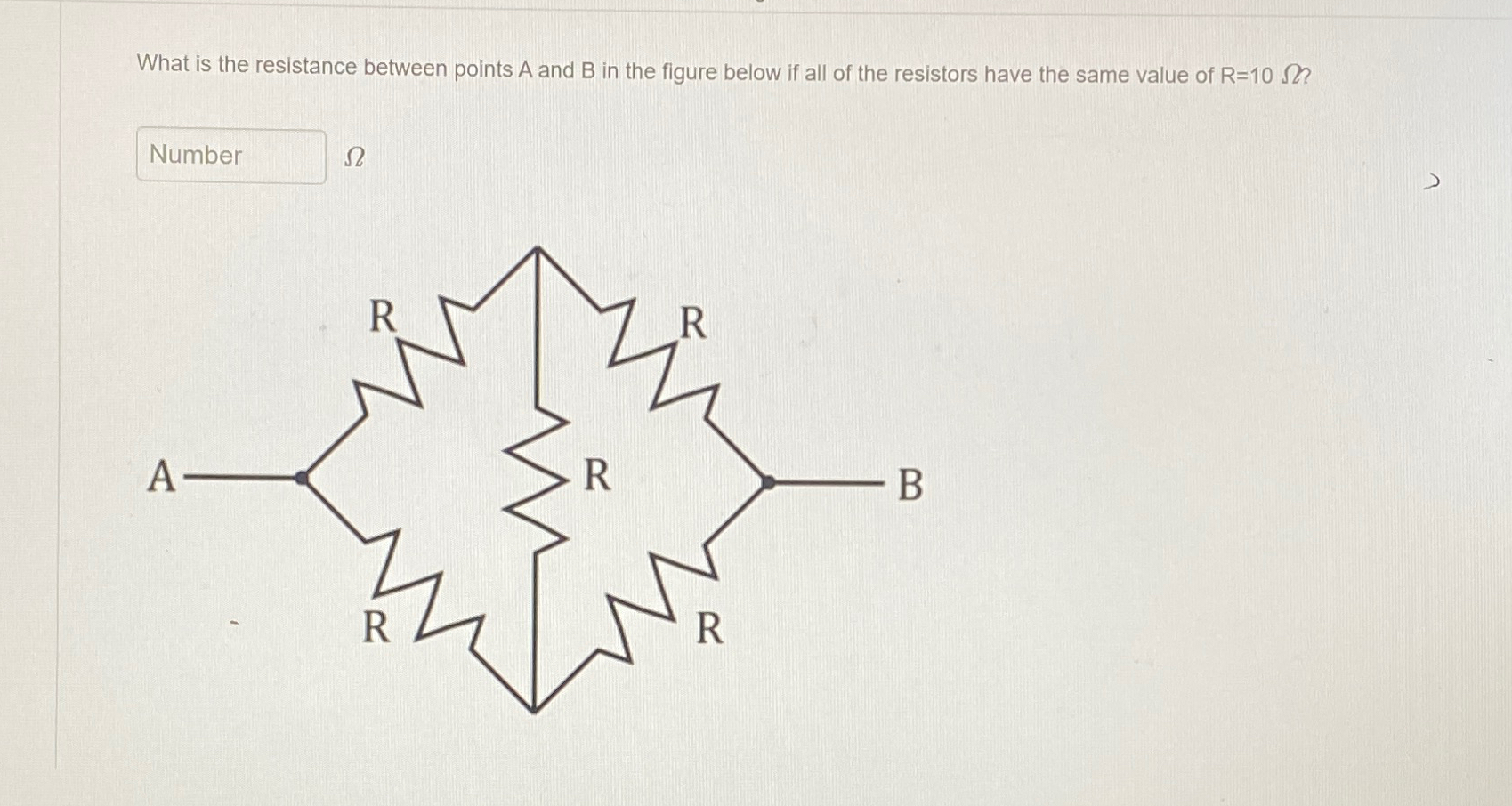 Solved What is the resistance between points A and B ﻿in the | Chegg.com