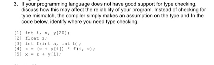 Solved 3. If your programming language does not have good | Chegg.com