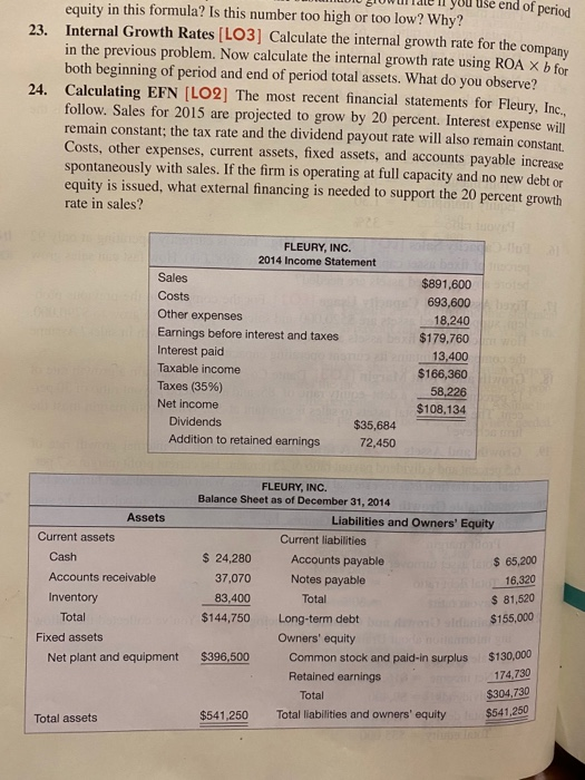 Solved My question is on how to do 26- finding the efn if | Chegg.com